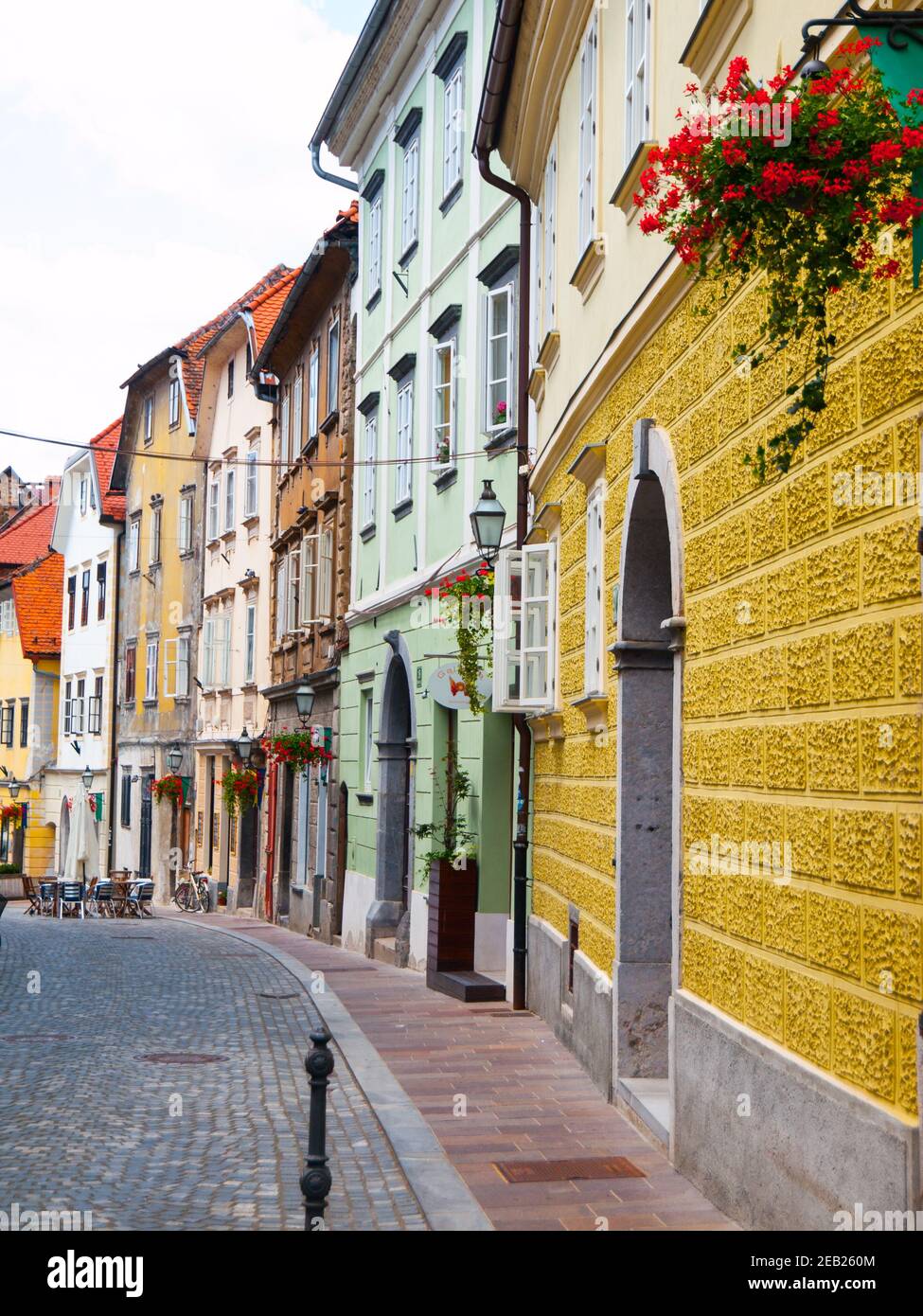 European colorful old house hi-res stock photography and images - Alamy