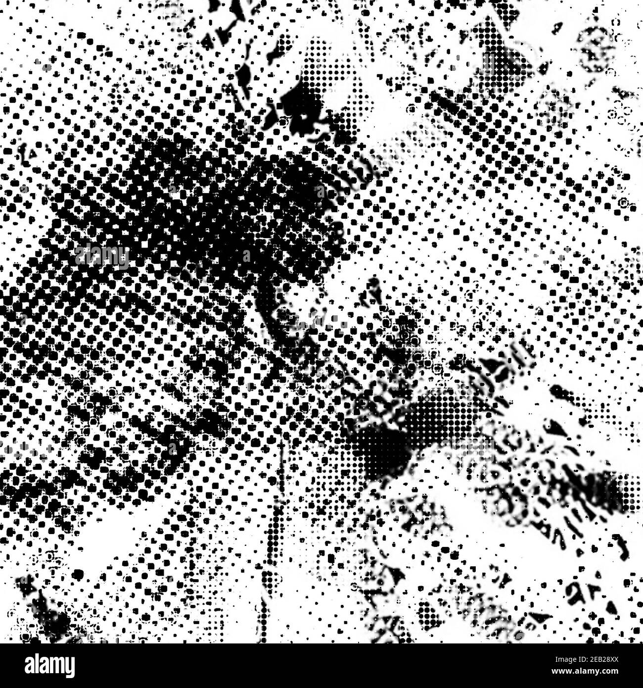 Simple abstract black and white drawing. Expressive drawing. Abstract ...