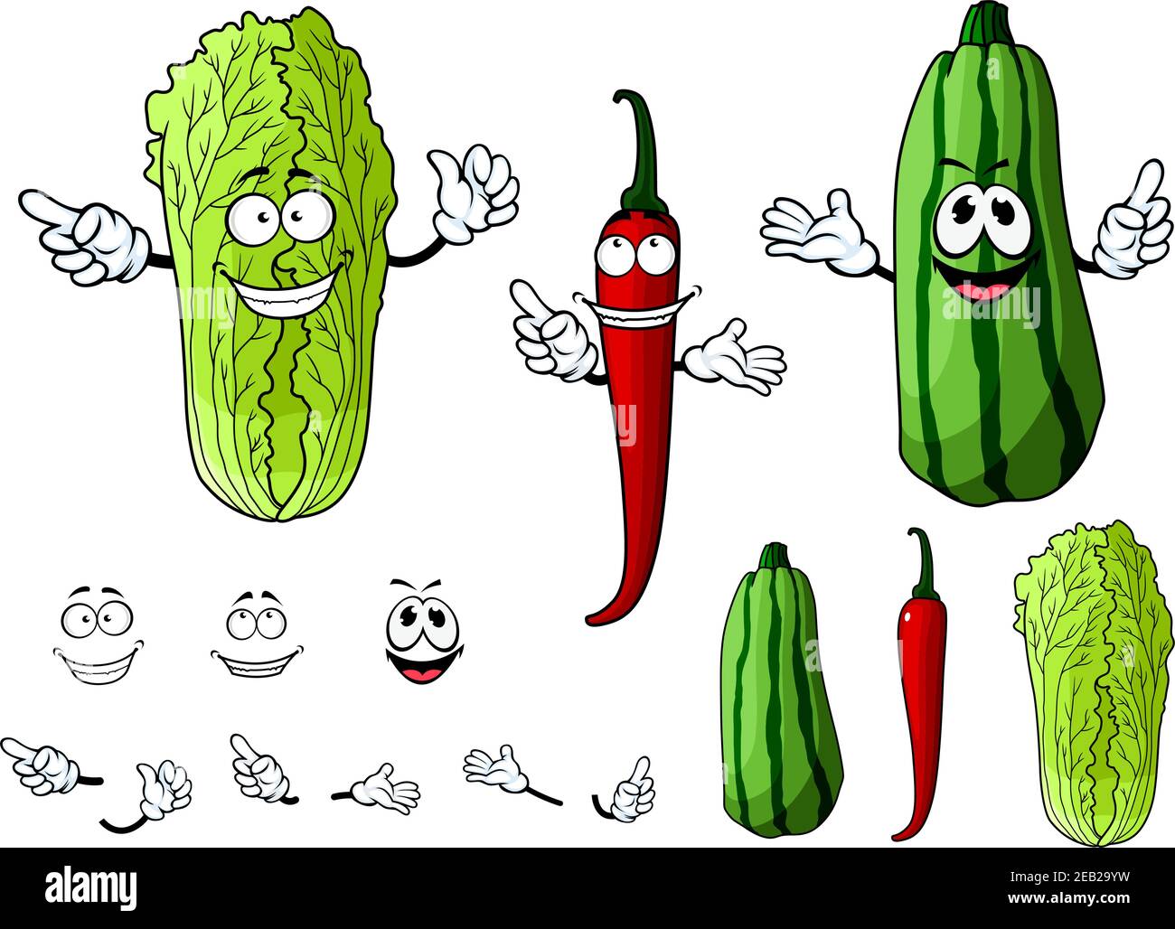 Chinese zucchini Stock Vector Images - Alamy