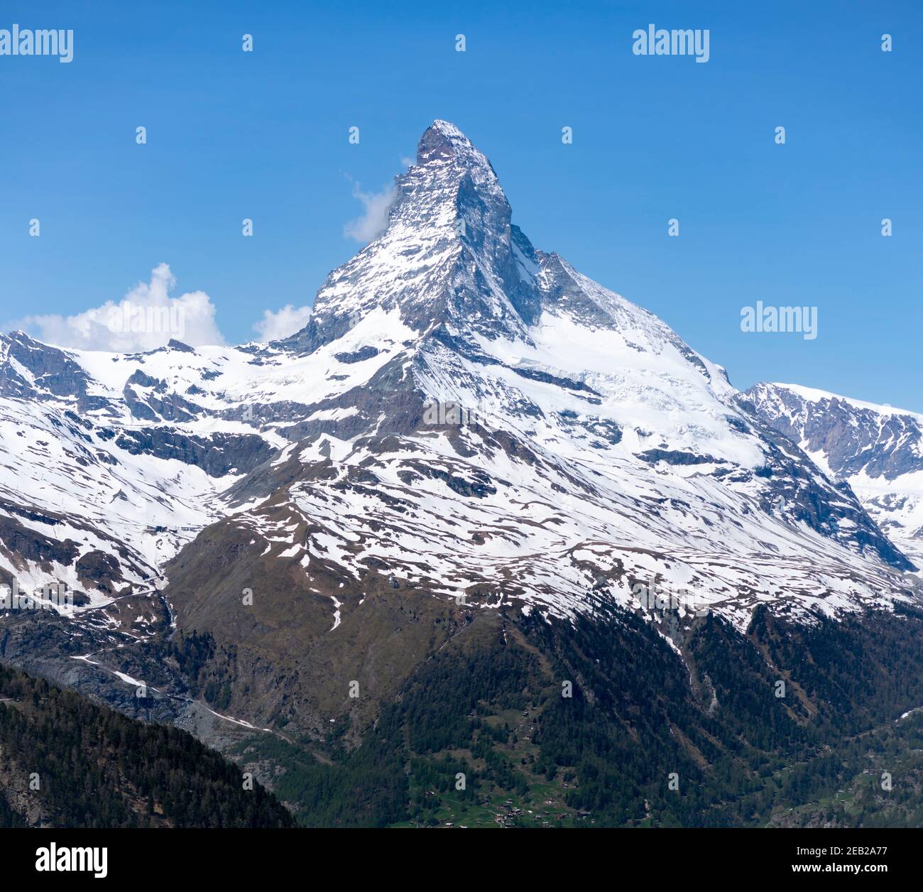 Matterhorn switzerland spring hi-res stock photography and images - Alamy