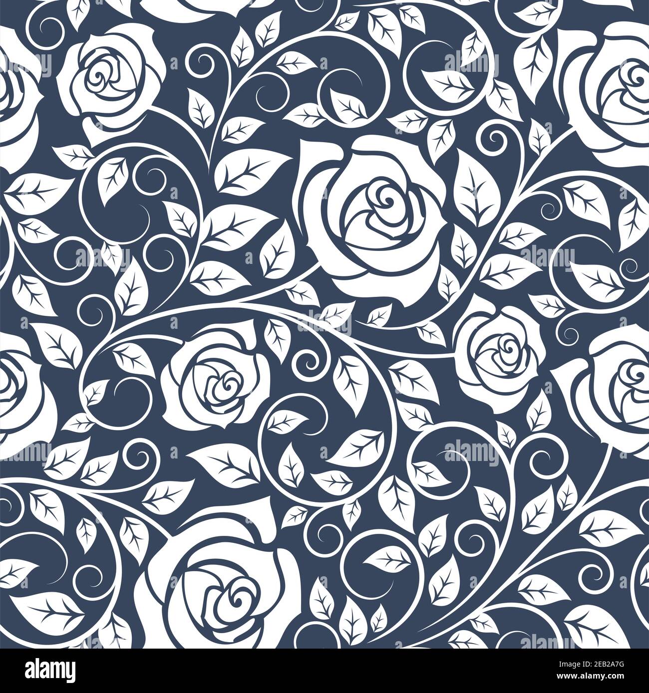 Curved flower stems Stock Vector Images - Alamy