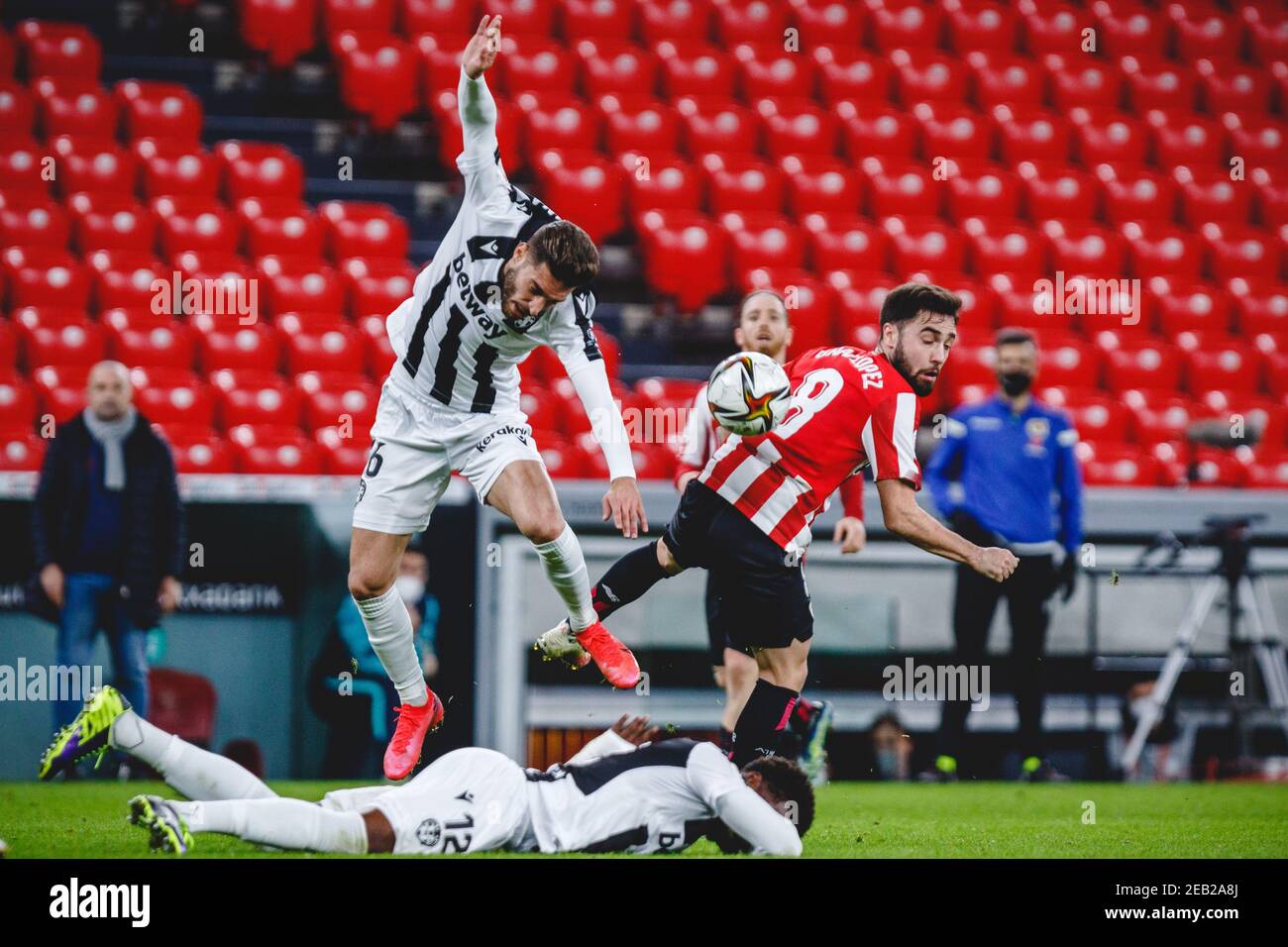 Bilbao, Basque Country, Spain. 12th Feb, 2021. ROCHINA (16) from ...