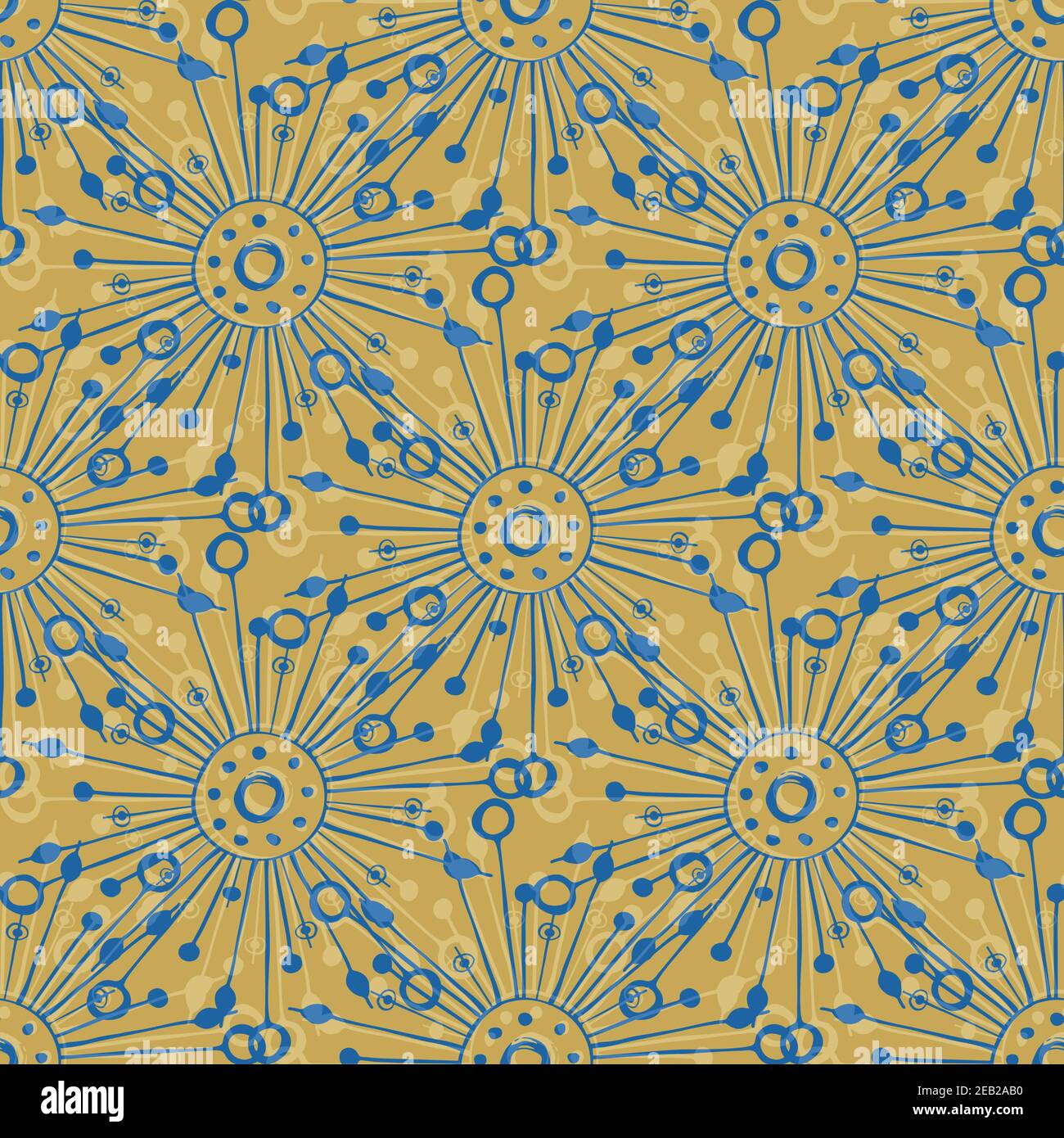 Blue perennial flowers Stock Vector Images - Alamy