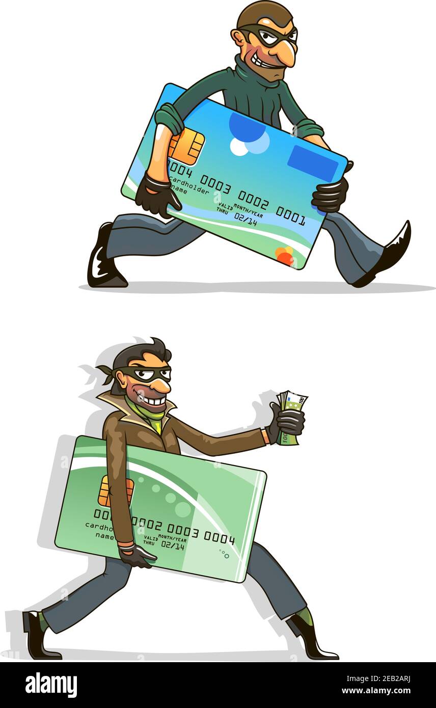 Thieves cartoon hi-res stock photography and images - Alamy