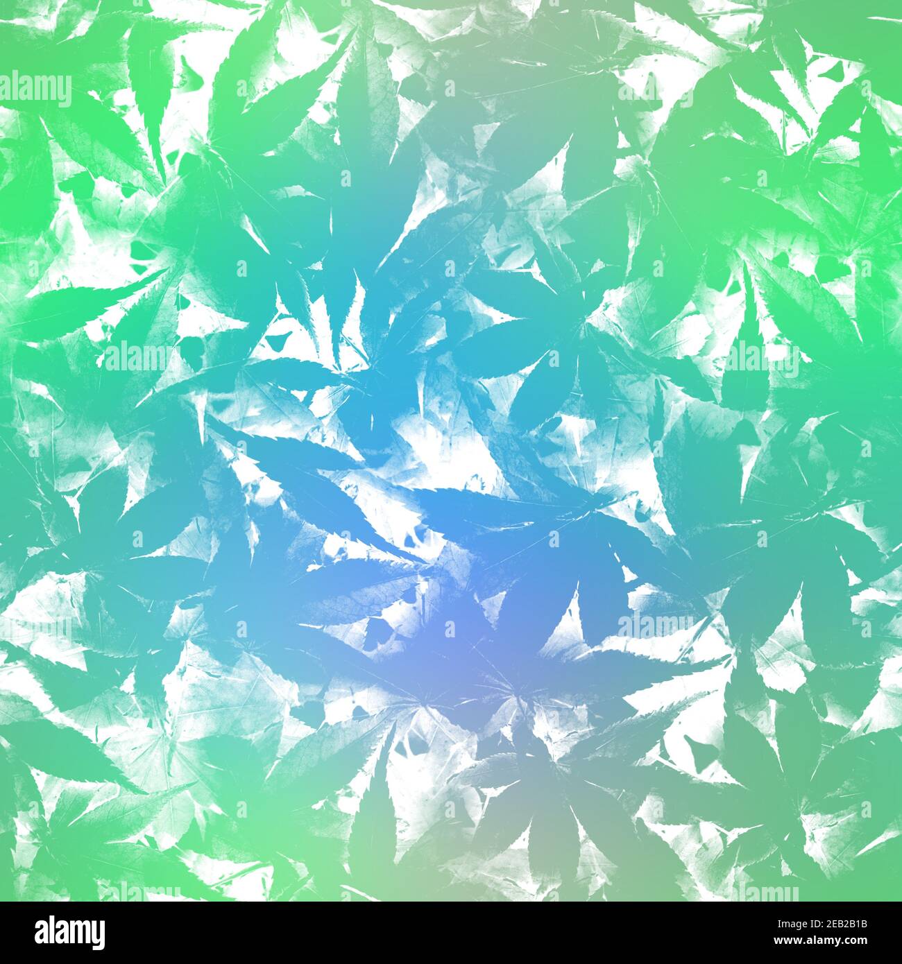 Seamless satin soft pastel color leaves pattern Stock Photo - Alamy