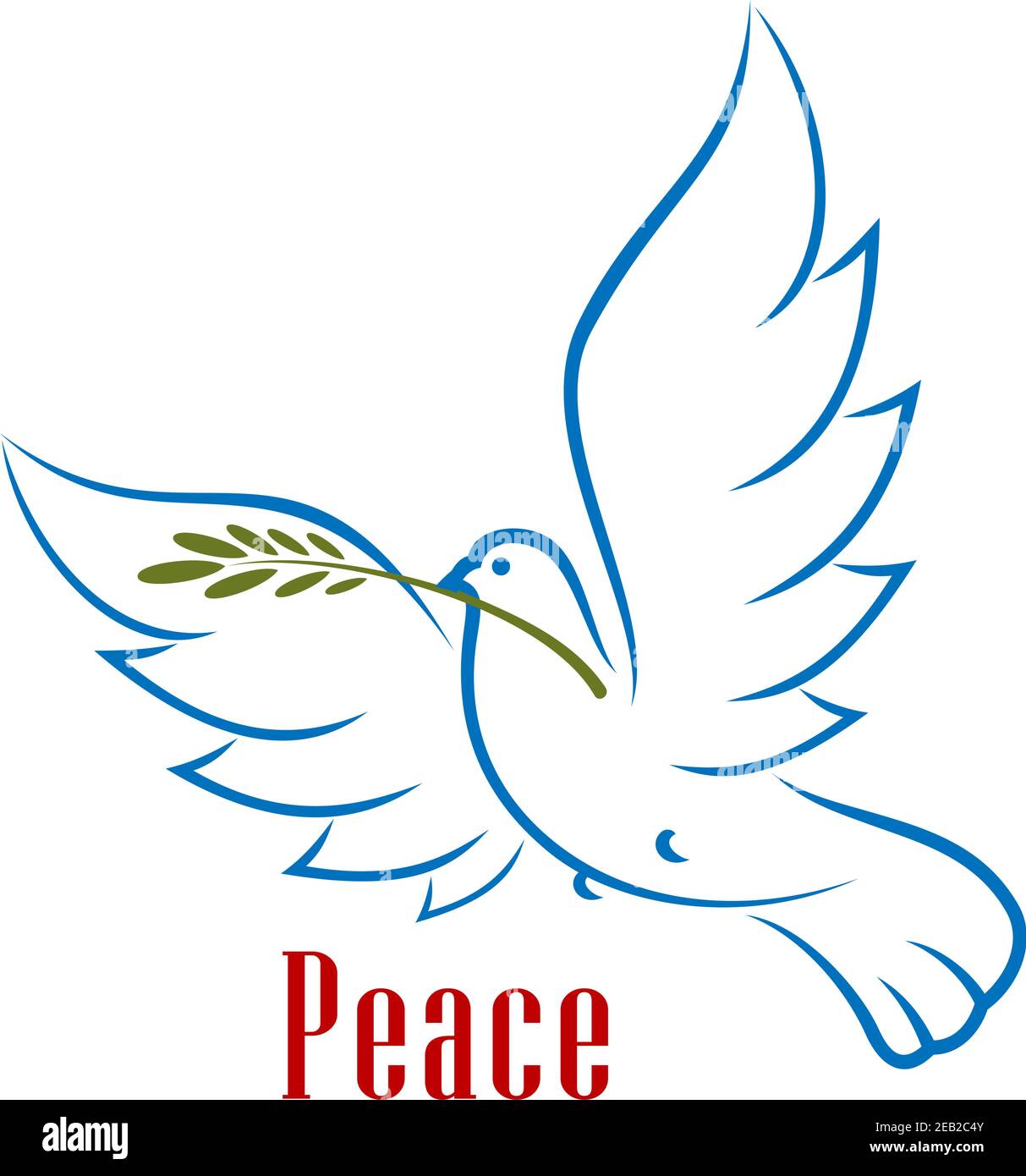 Dove Bird Peace Sign