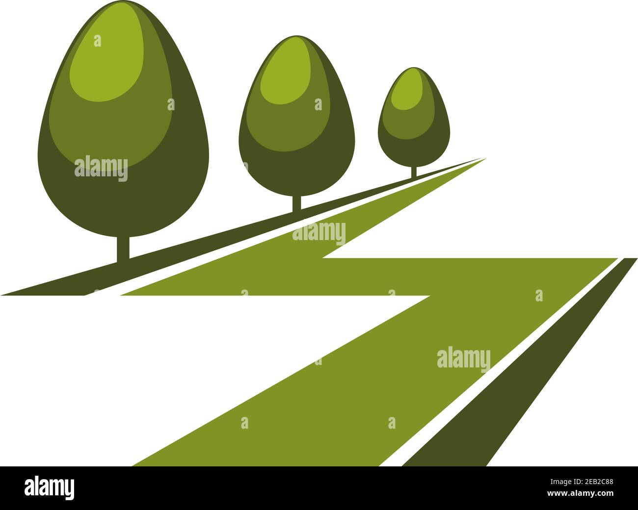 Yard alley Stock Vector Images - Alamy