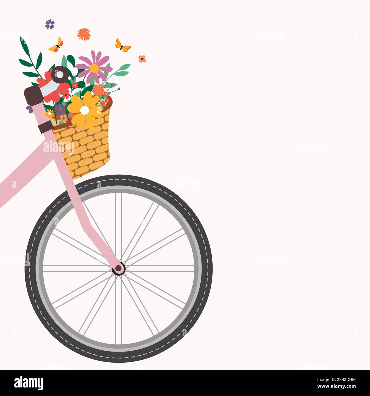 Wheel of flowers Stock Vector Images - Alamy