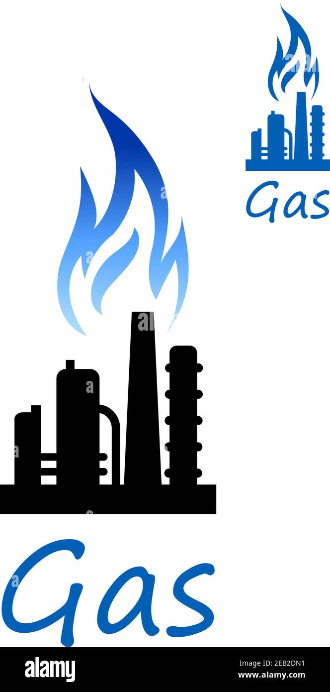 Oil refinery flare stack Cut Out Stock Images & Pictures - Alamy