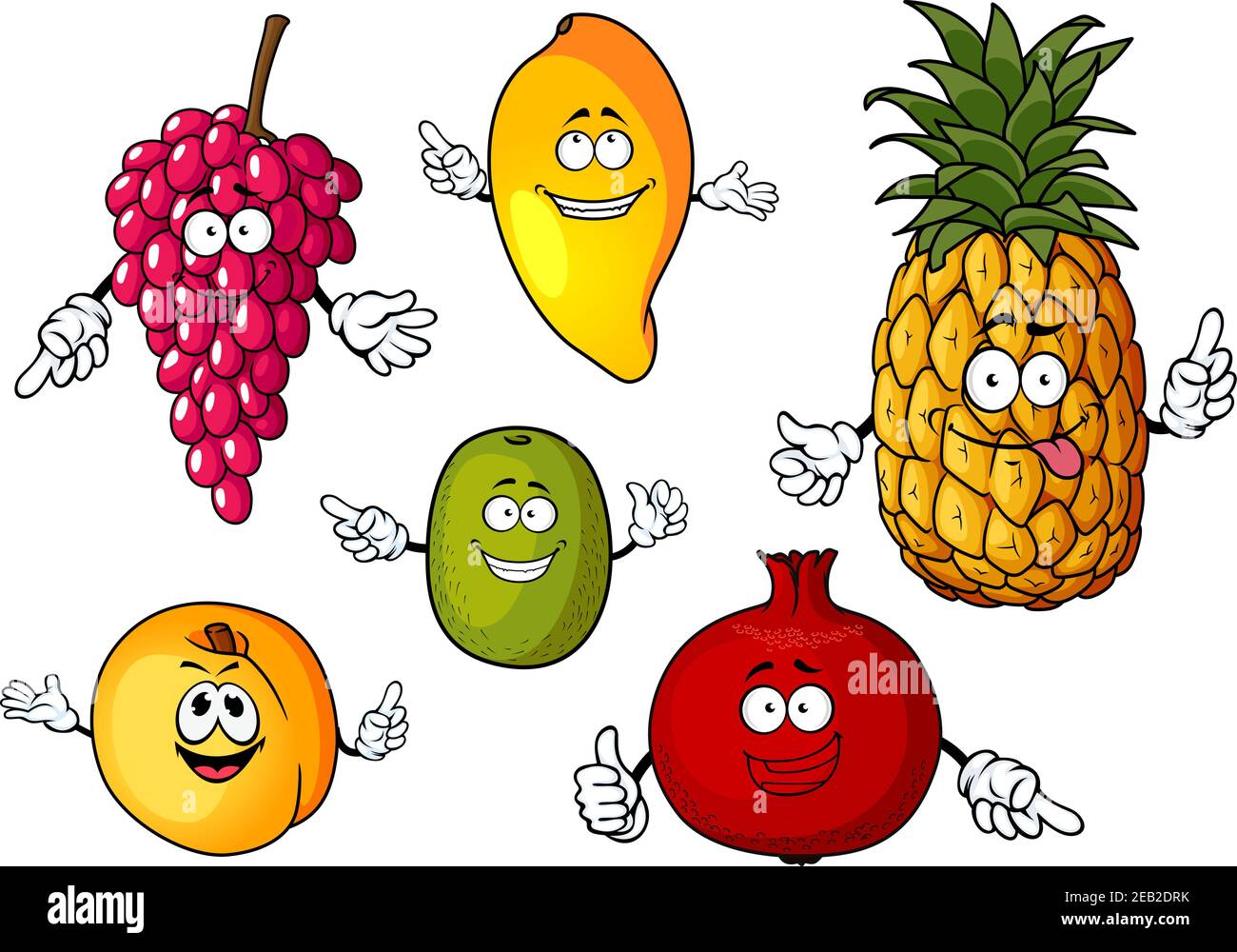 Fruit Clipart Cartoon People