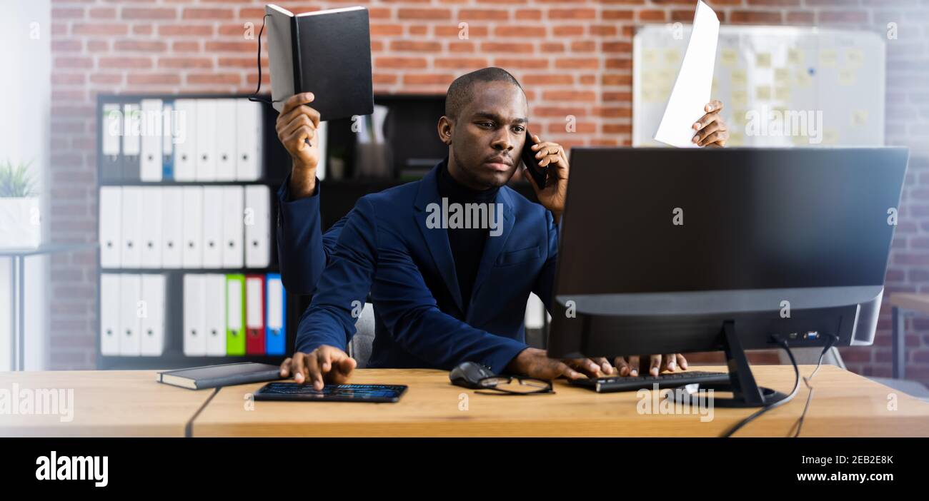 African office workers hi-res stock photography and images - Alamy