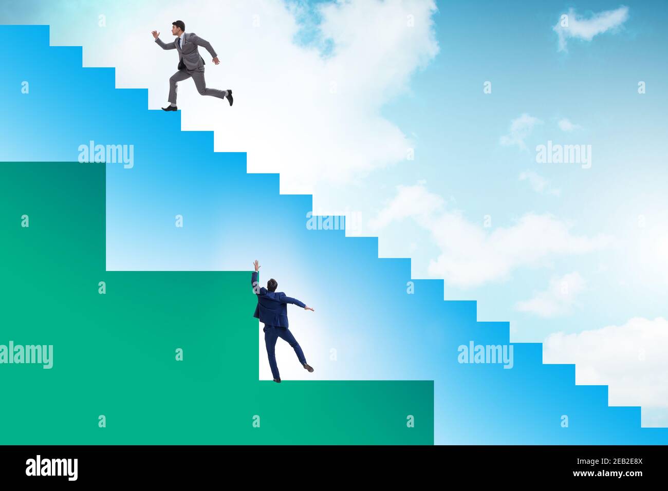 Concept of unfair treatment of the different employees Stock Photo - Alamy