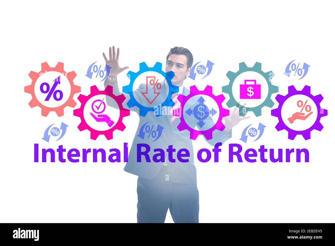 Concept of IRR - Internal Rate of Return in evaluation Stock Photo - Alamy