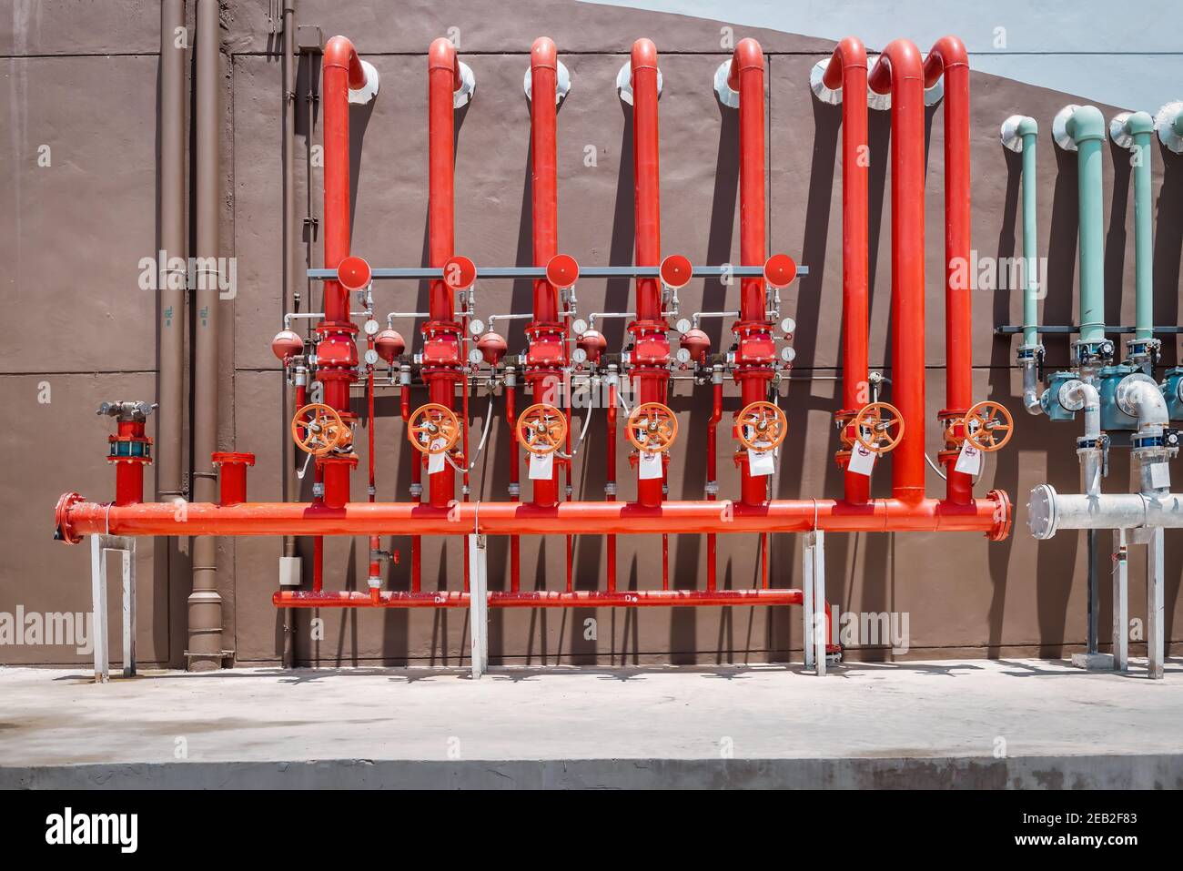 Firefighting Water Pipeline of Fire Protection Systems, Water Plumbing ...