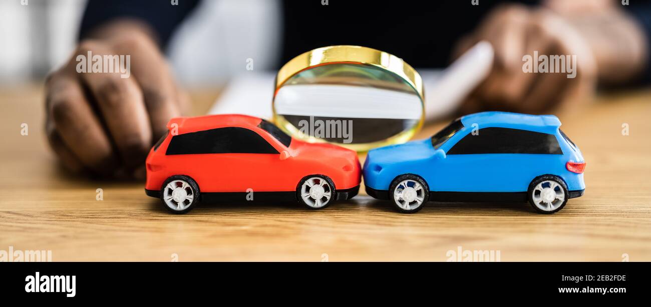 African American Car And Vehicle Insurance Concept Stock Photo - Alamy