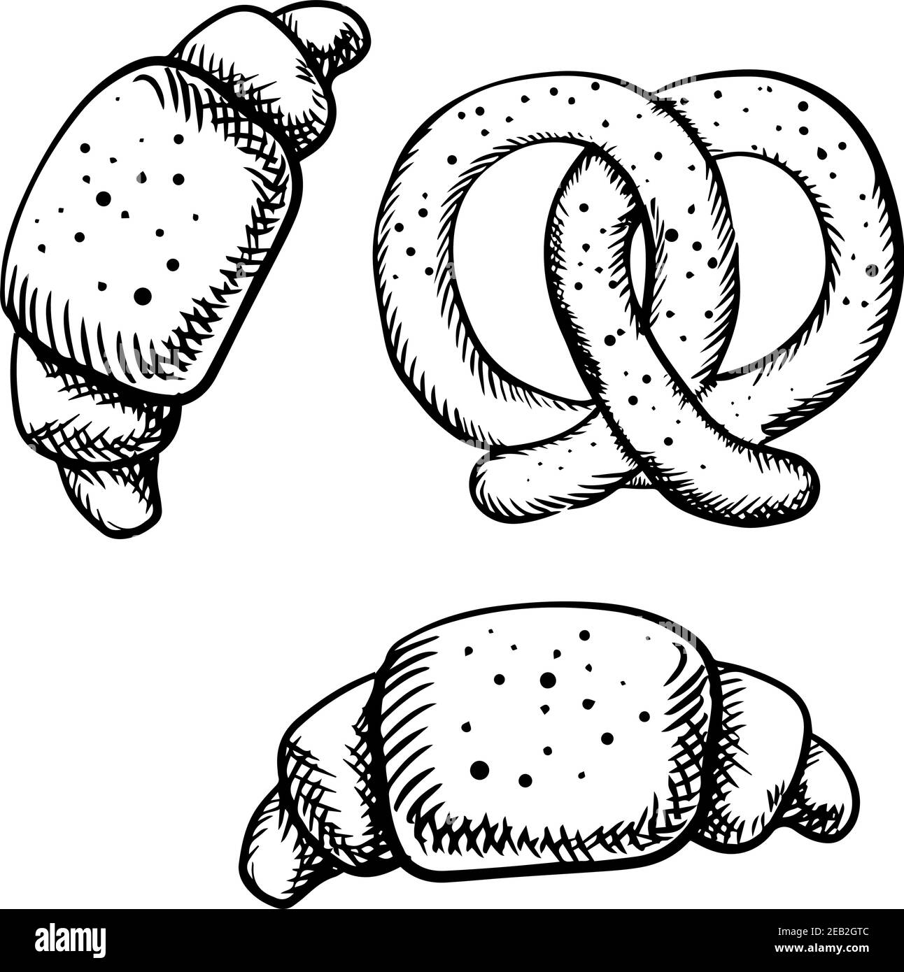 Tasty fresh crispy bread Black and White Stock Photos & Images - Alamy