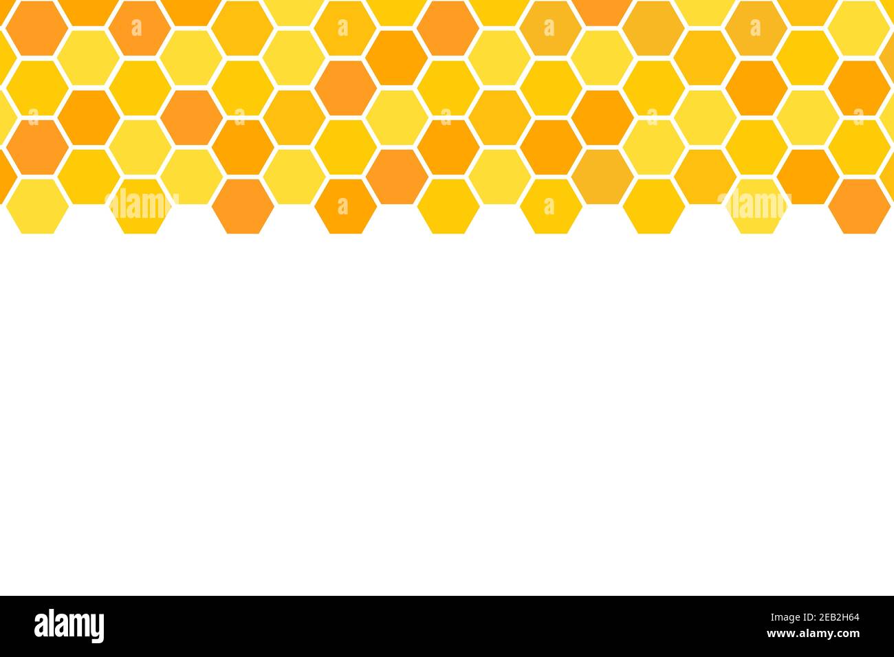 Golden background with honeycomb shapes. Vector illustration. Pattern ...