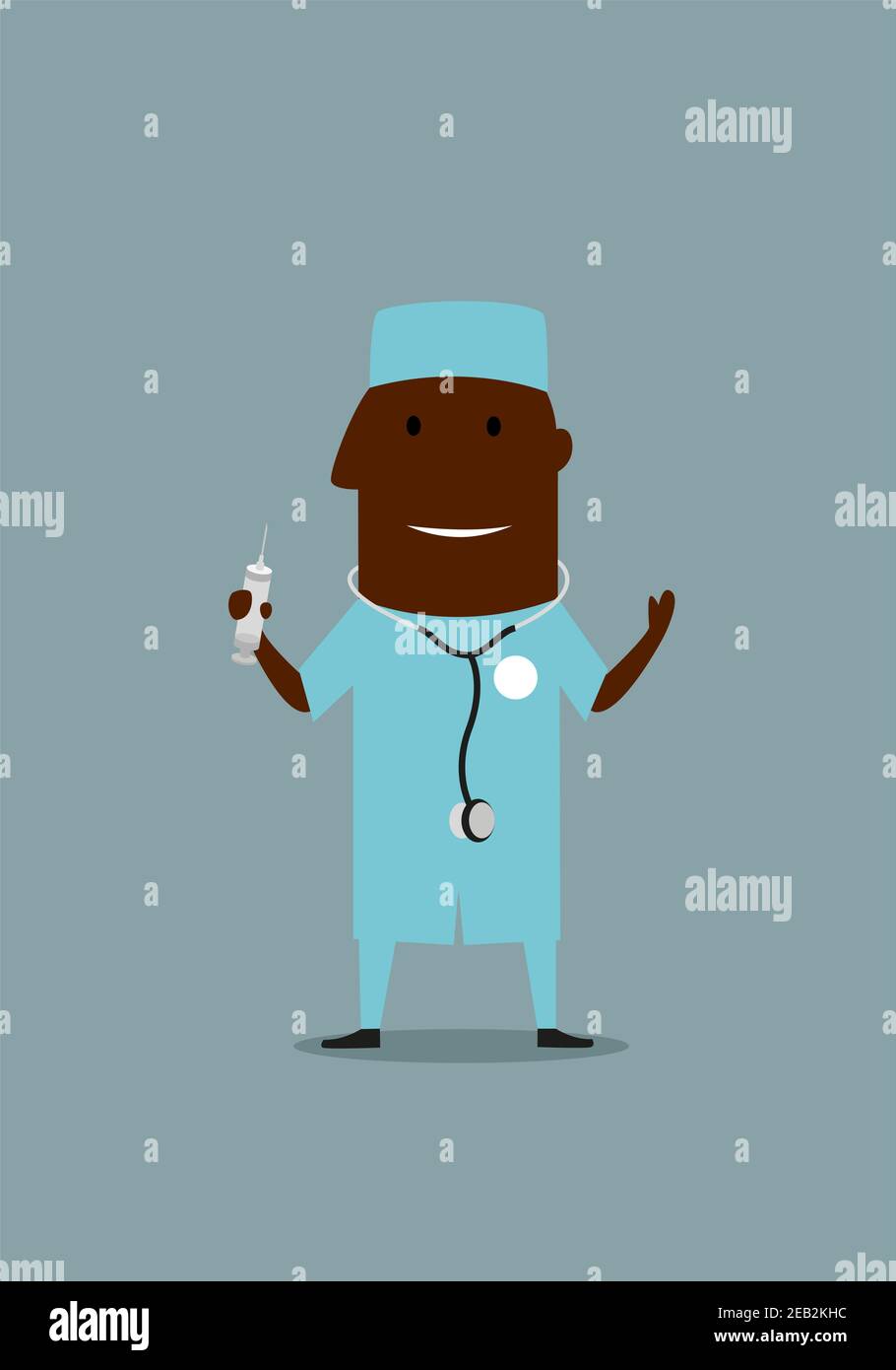 African american doctor Stock Vector Images - Alamy