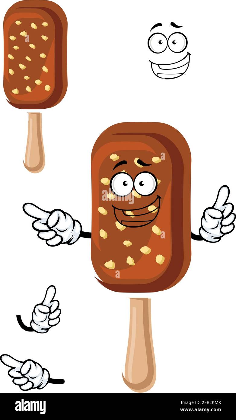 Ice cream stick cartoon character hi-res stock photography and images ...