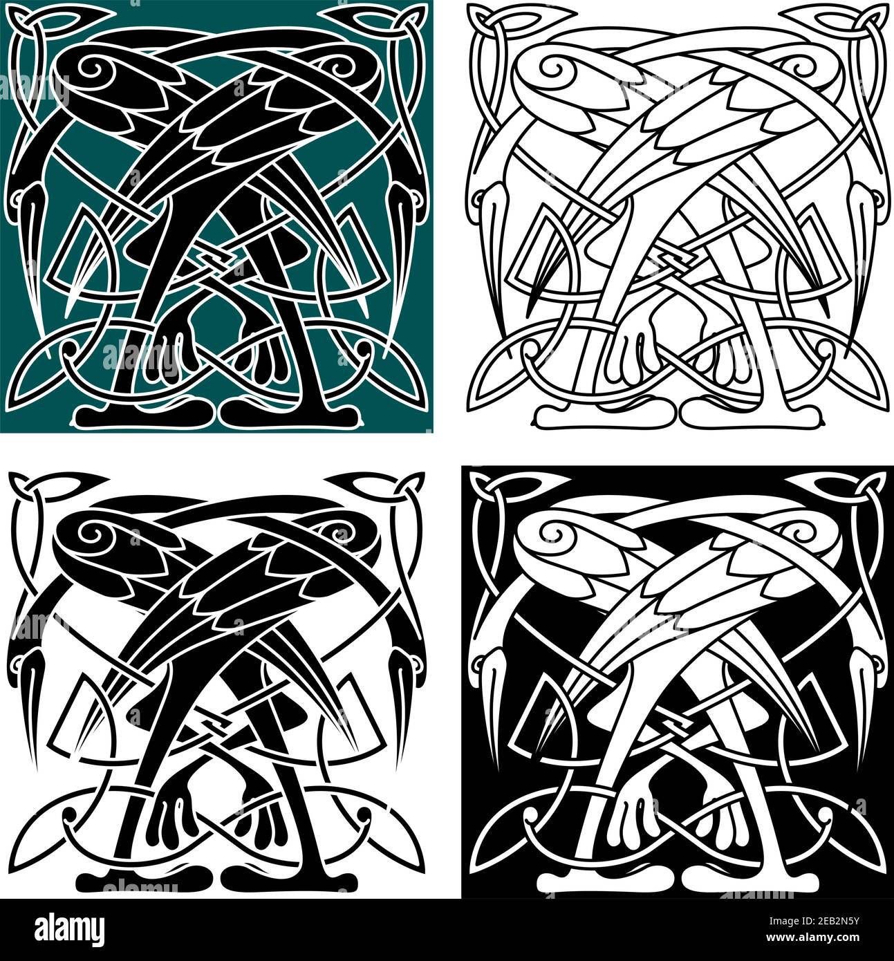 Irish birds of prey Stock Vector Images - Alamy