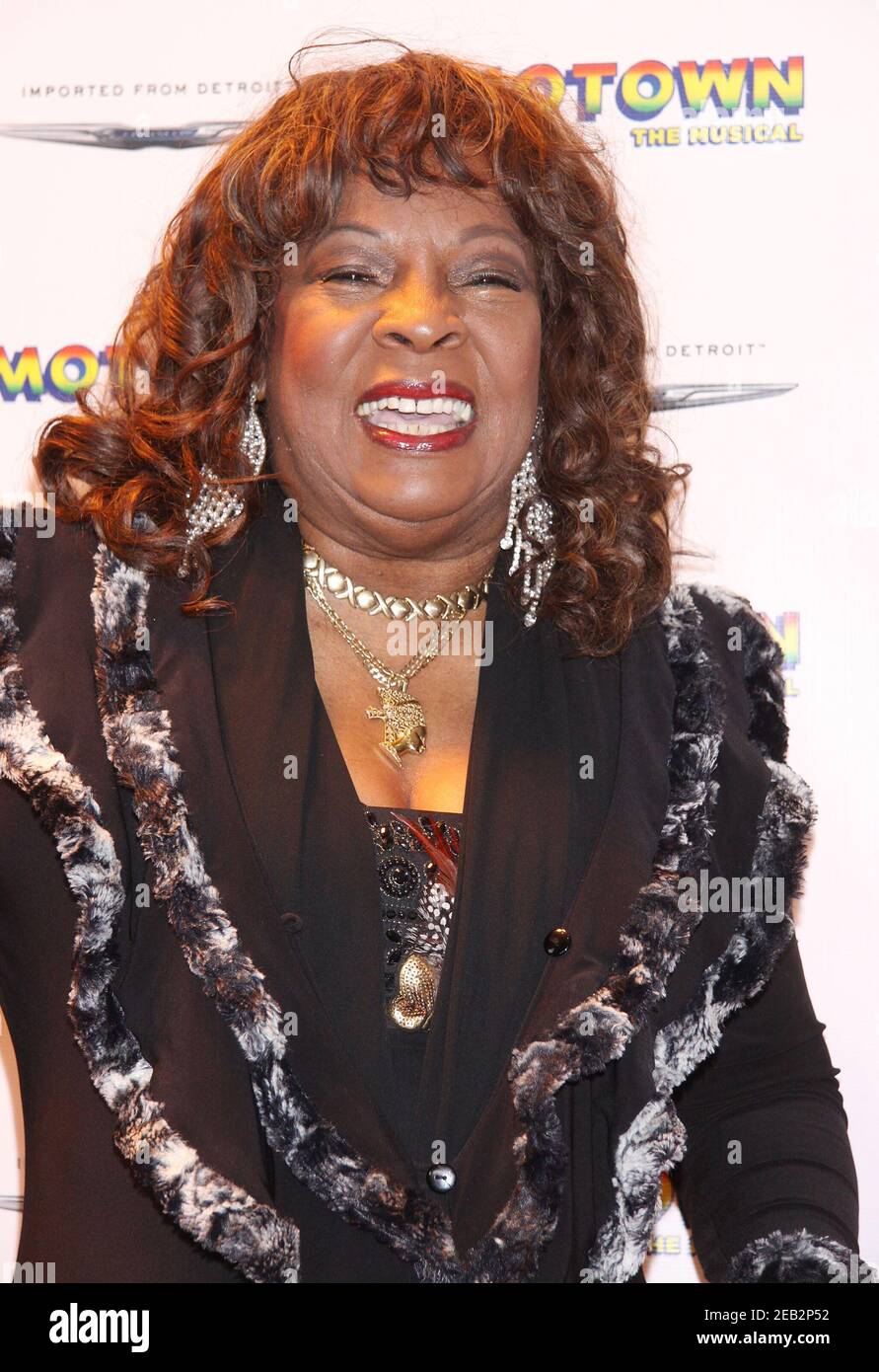 NEW YORK, NY- APRIL 5: Martha Reeves arrives to the Motown family night ...