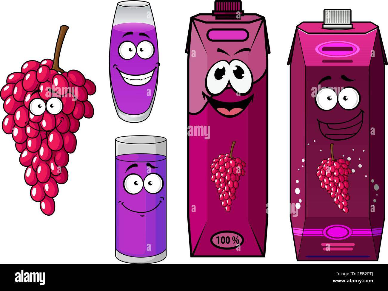 Red Grape Cartoon