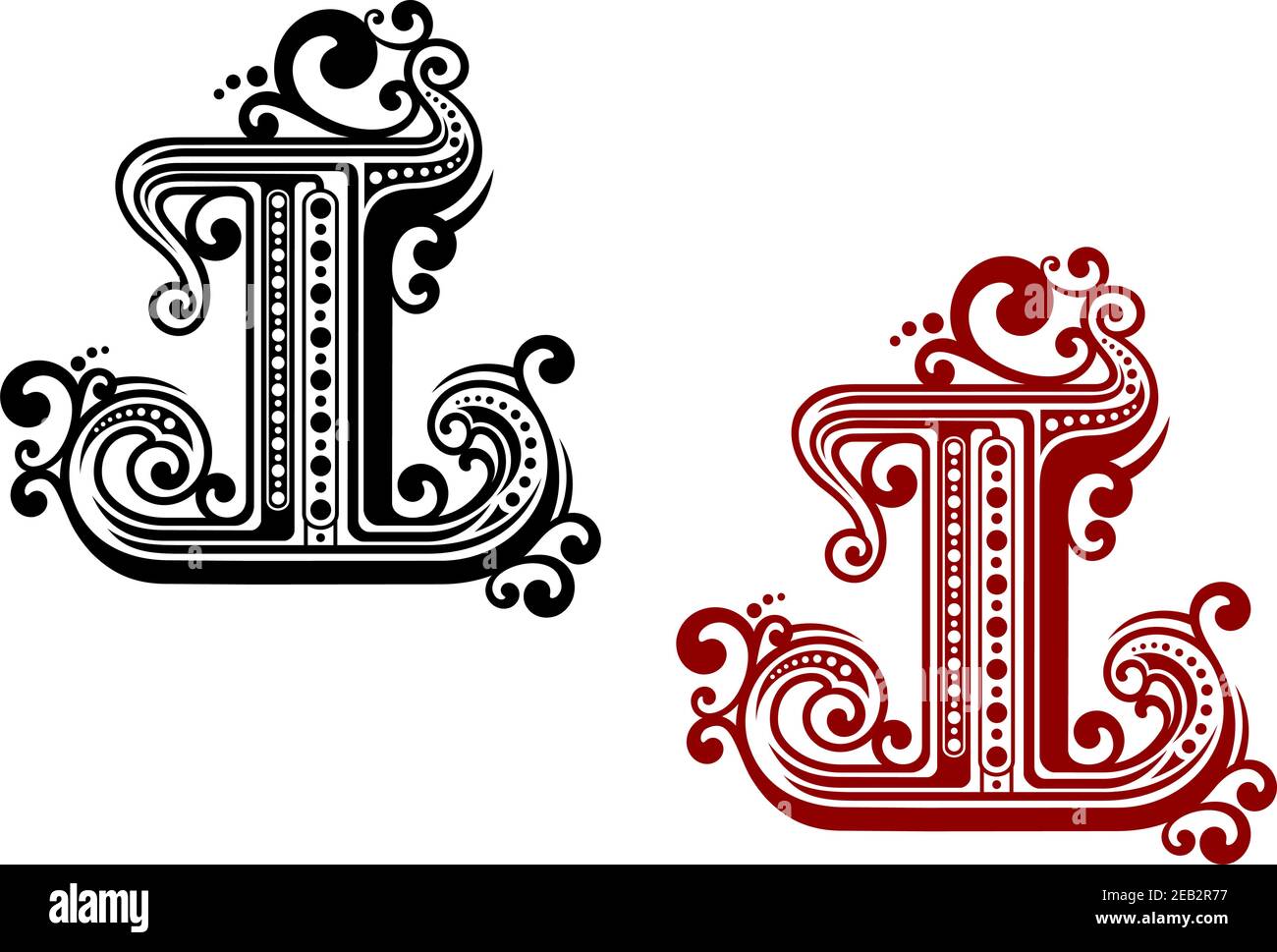 Decorative Capital Letter High Resolution Stock Photography and Images ...