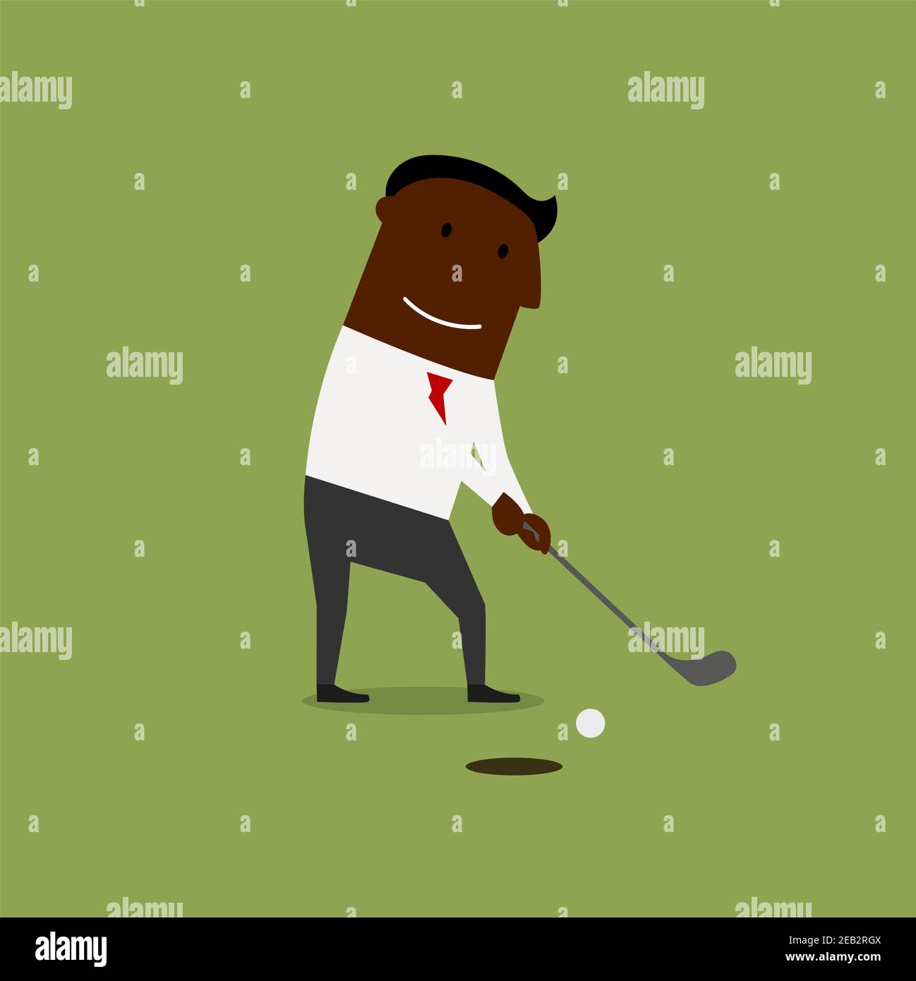 Putt putt game Stock Vector Images - Alamy