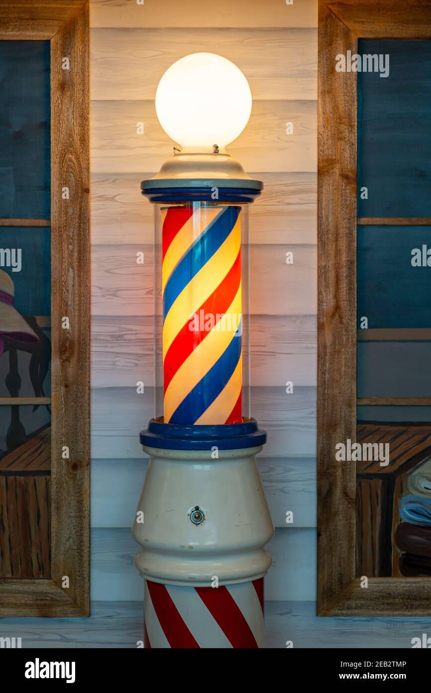 Antique Barber Pole