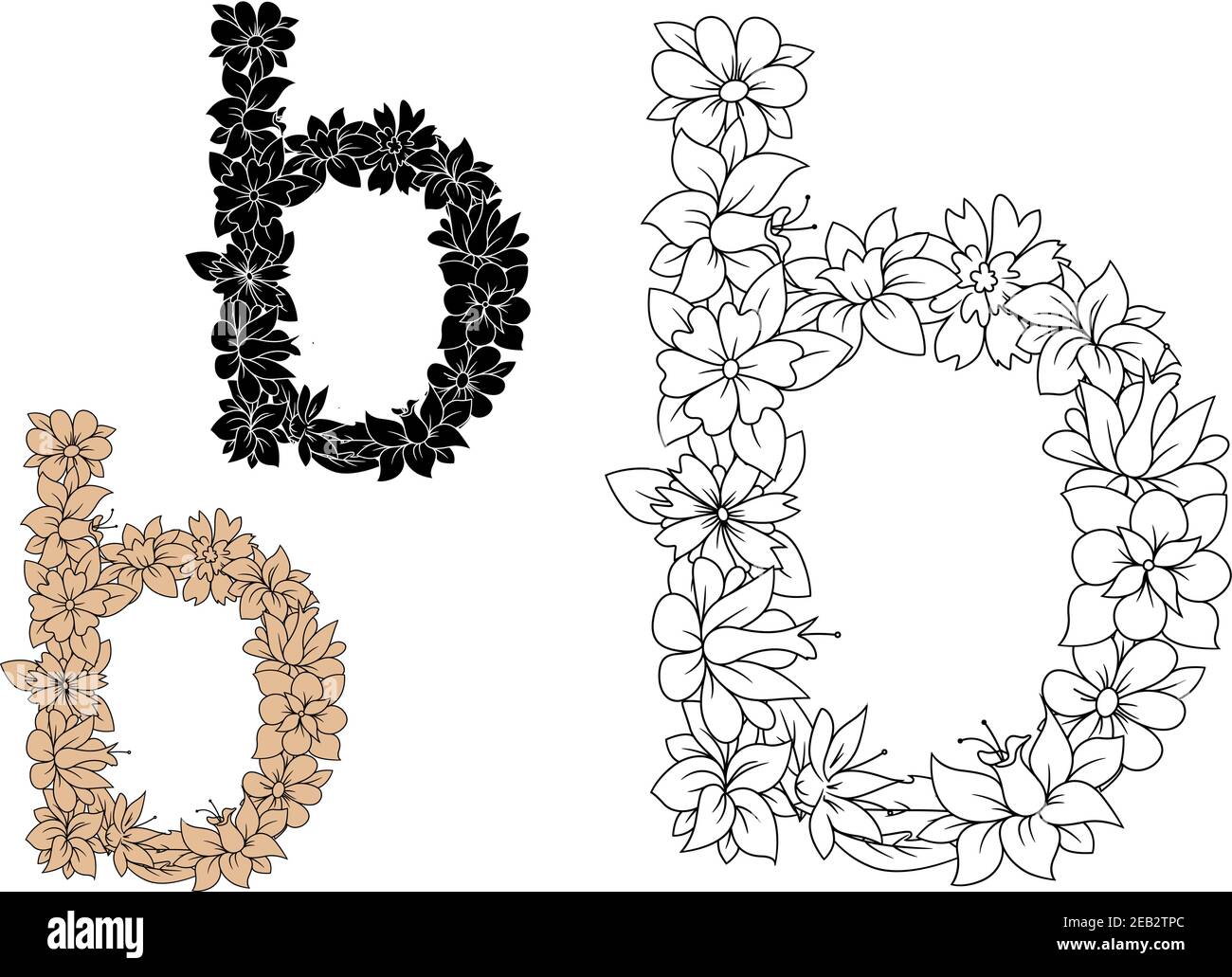 Letter b type victorian hi-res stock photography and images - Alamy