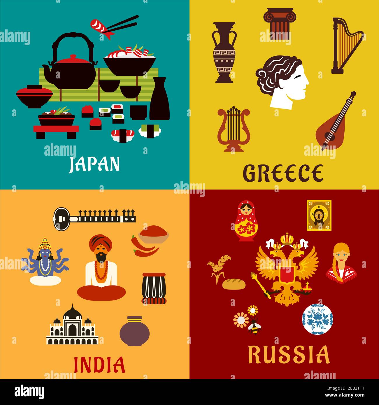 Eagle temple Stock Vector Images - Alamy