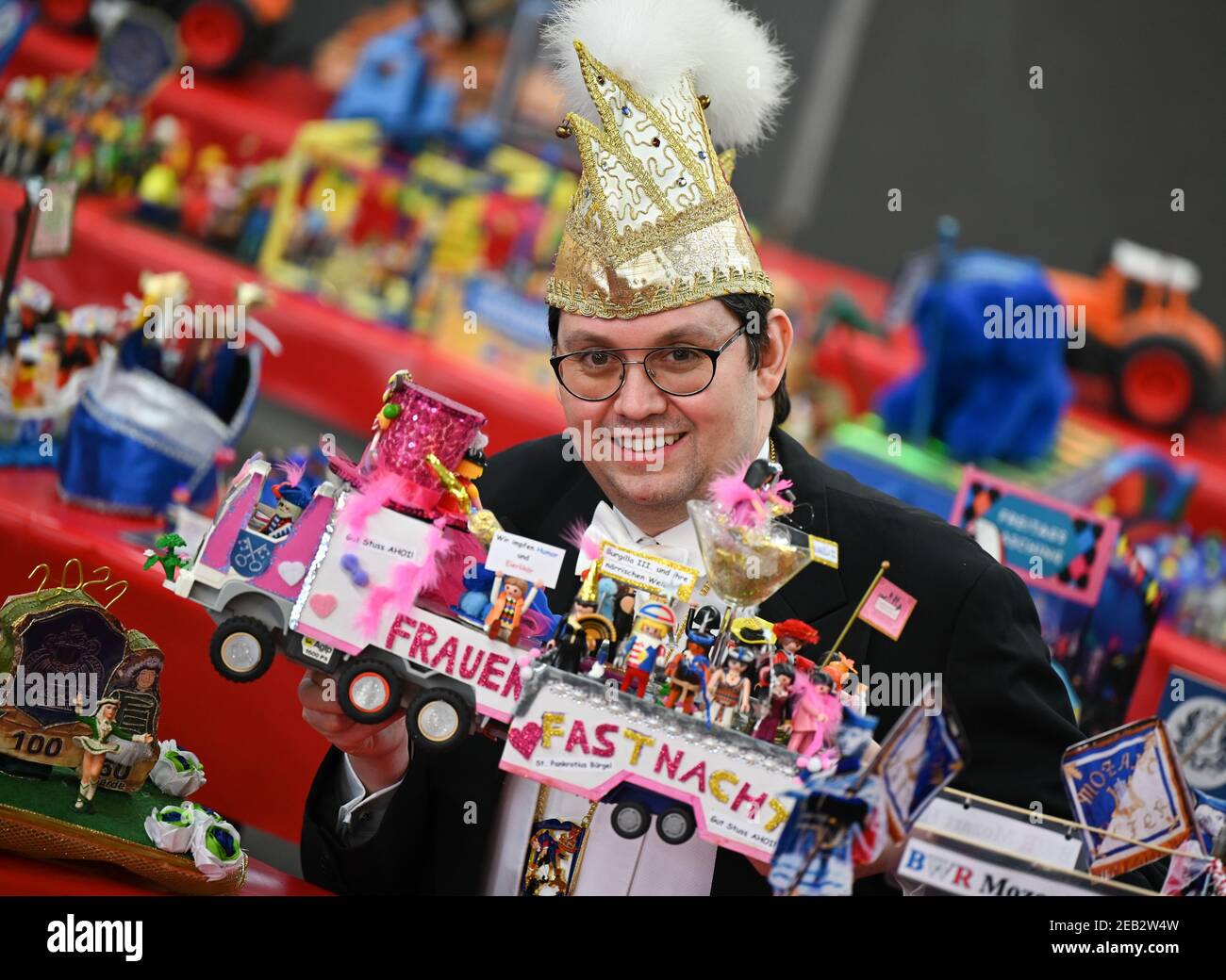 11 February 2021, Hessen, Offenbach/Main: Simon Isser, president of the ...