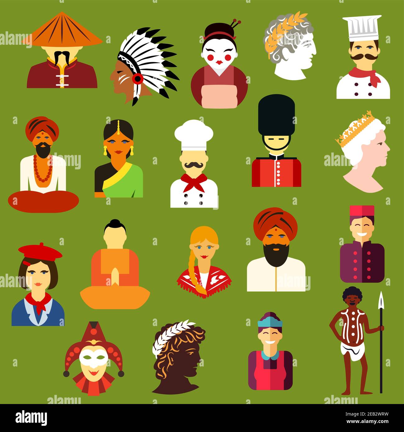 Asian australian woman Stock Vector Images - Alamy