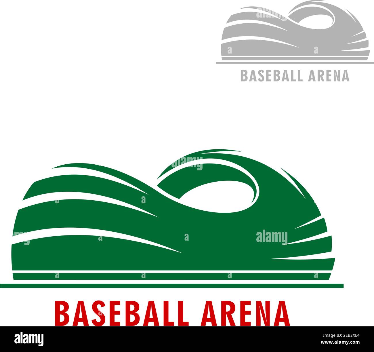 Enclosed stadium Stock Vector Images - Alamy