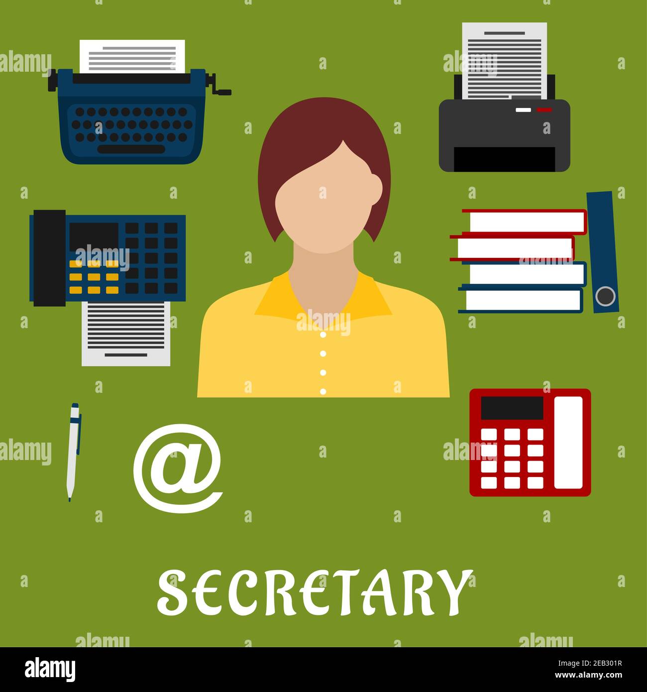 Fax and email Stock Vector Images - Alamy
