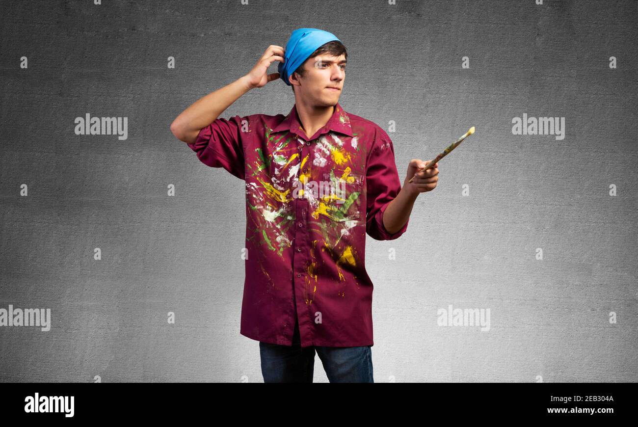 Artist gesturing hi-res stock photography and images - Alamy