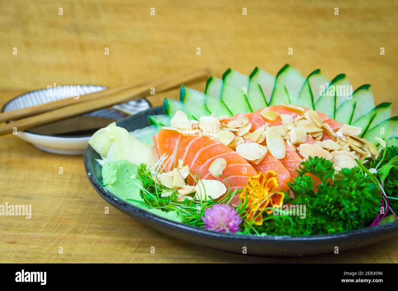 Sushi set (combo). Traditional Japanese cuisine, premium sashimi ...