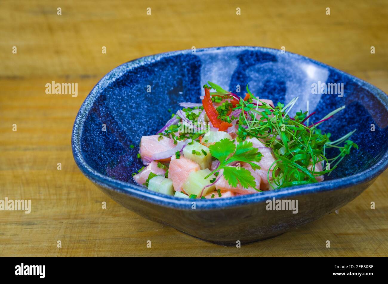 Ceviche with onion and chilli hi-res stock photography and images - Alamy