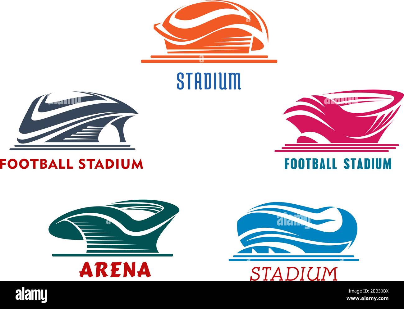 Sporting stadiums Stock Vector Images - Alamy