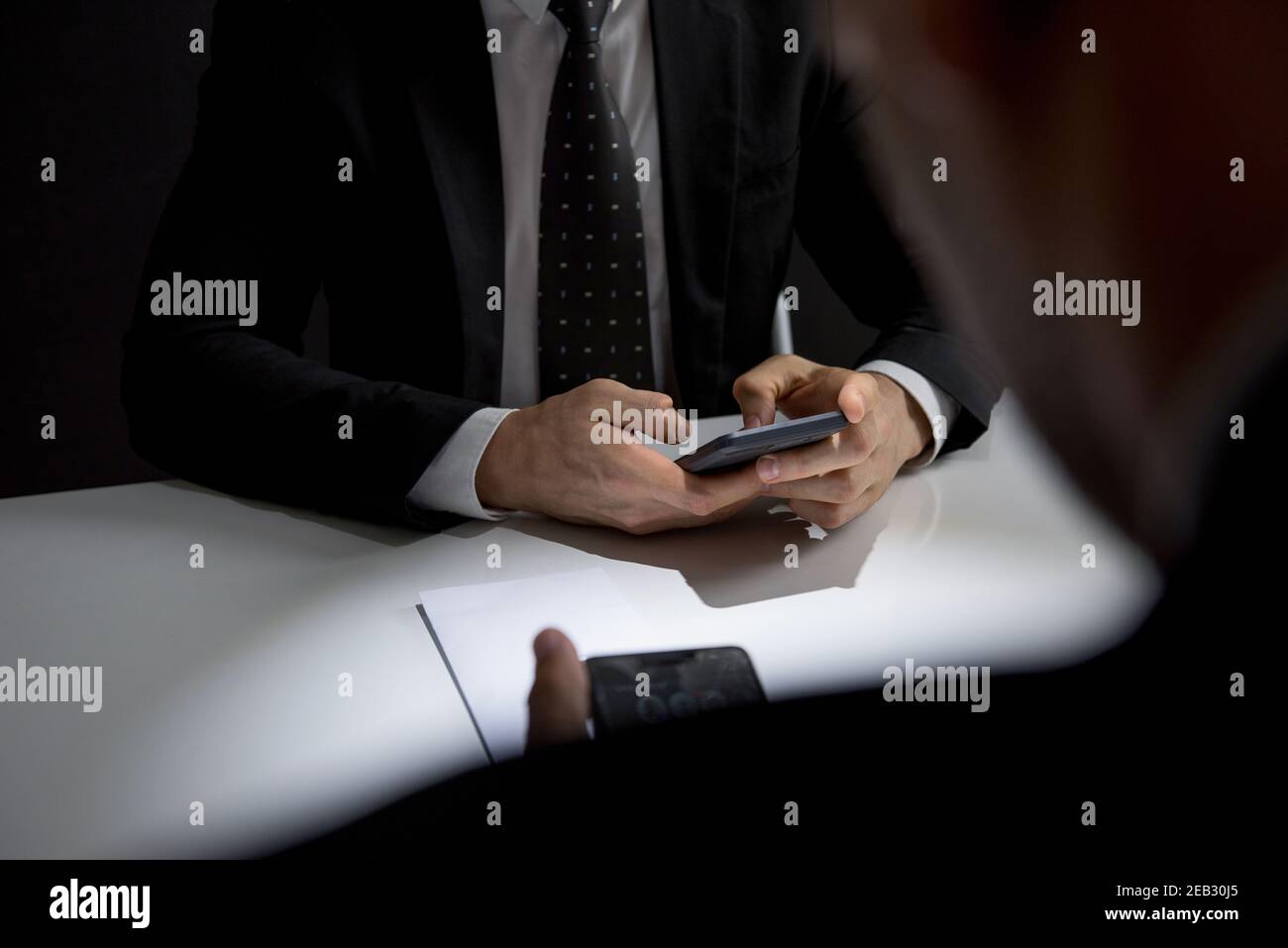 Dark room smart phone hi-res stock photography and images - Alamy