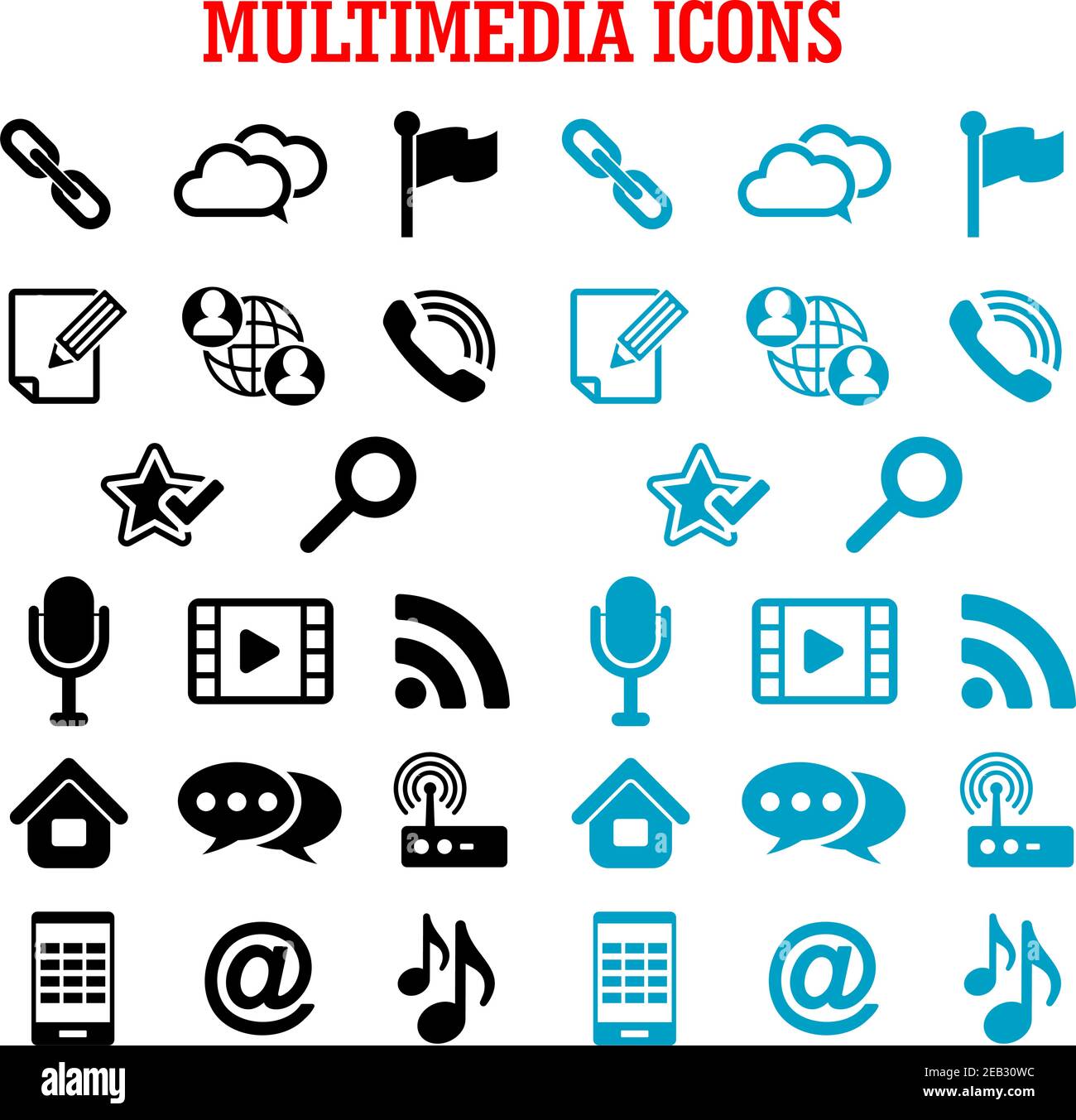 Email link Stock Vector Images - Alamy