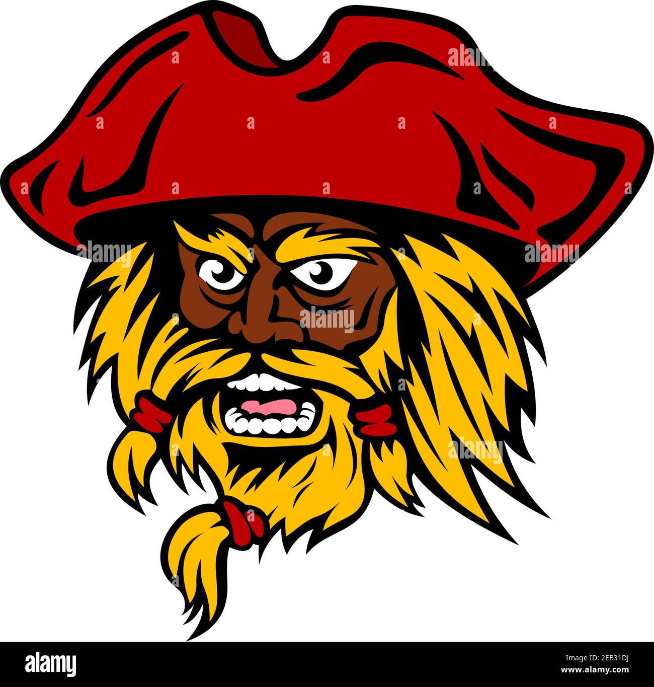 Cartoon Guy With A Red Beard