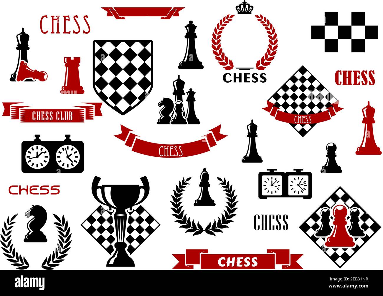 Checkered shield Stock Vector Images - Alamy