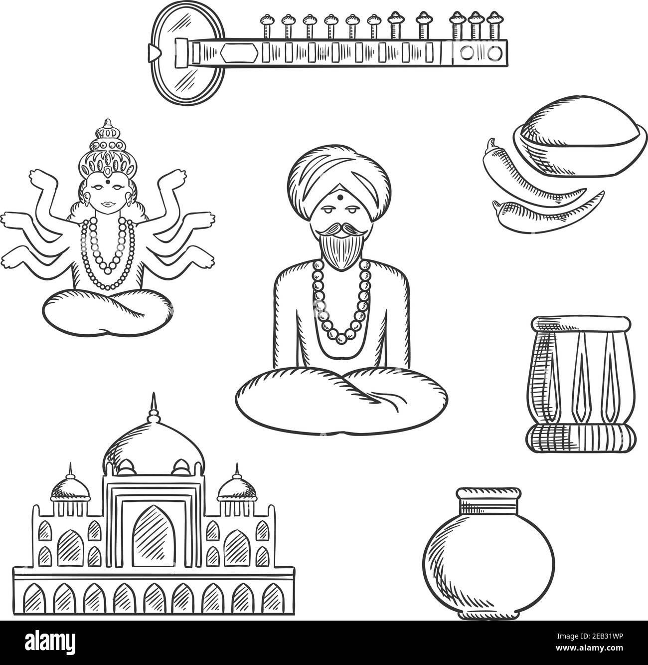 Indan Culture Drawings