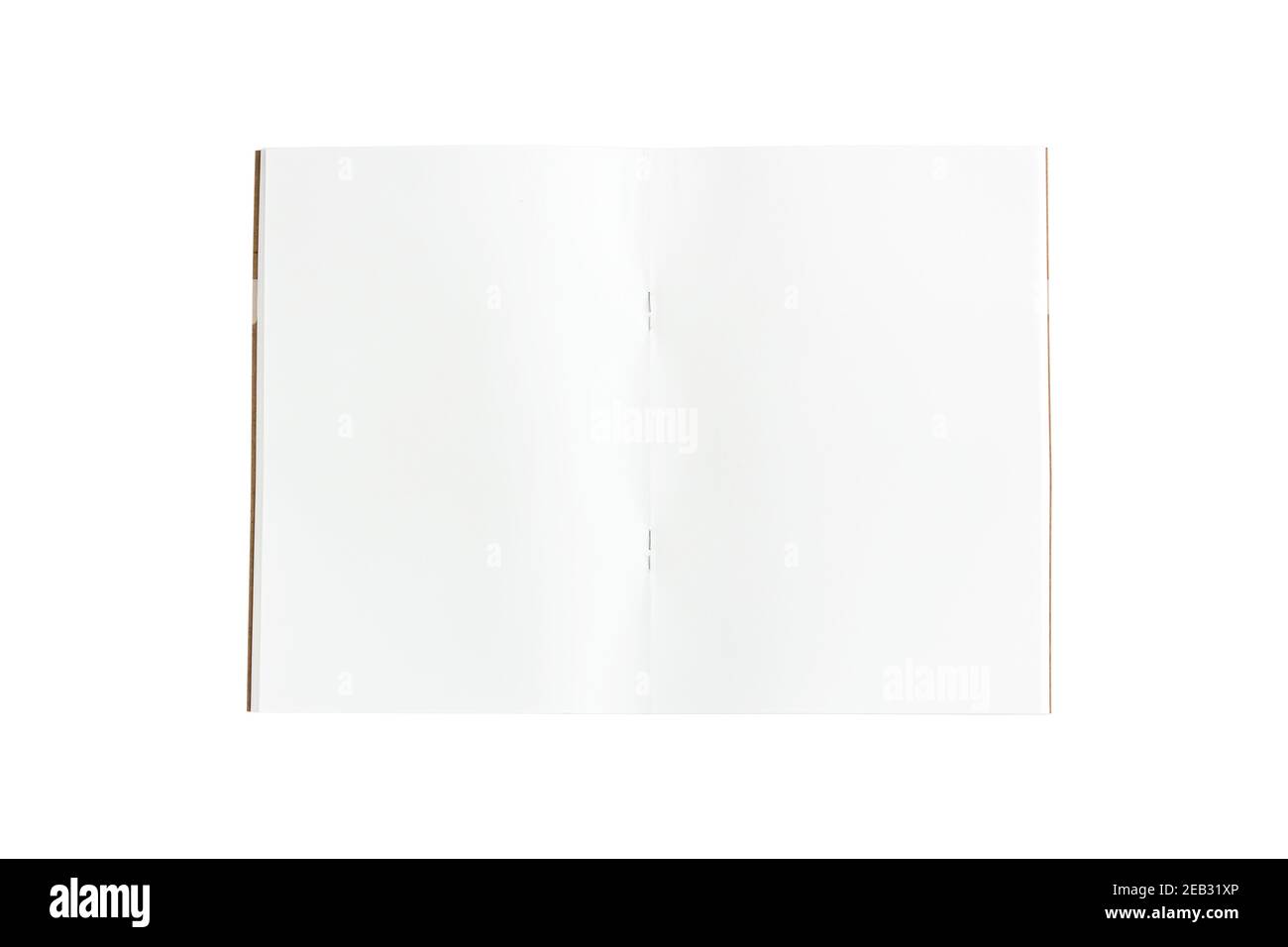 Blank open memory notebook isolated on a white background Stock Photo ...