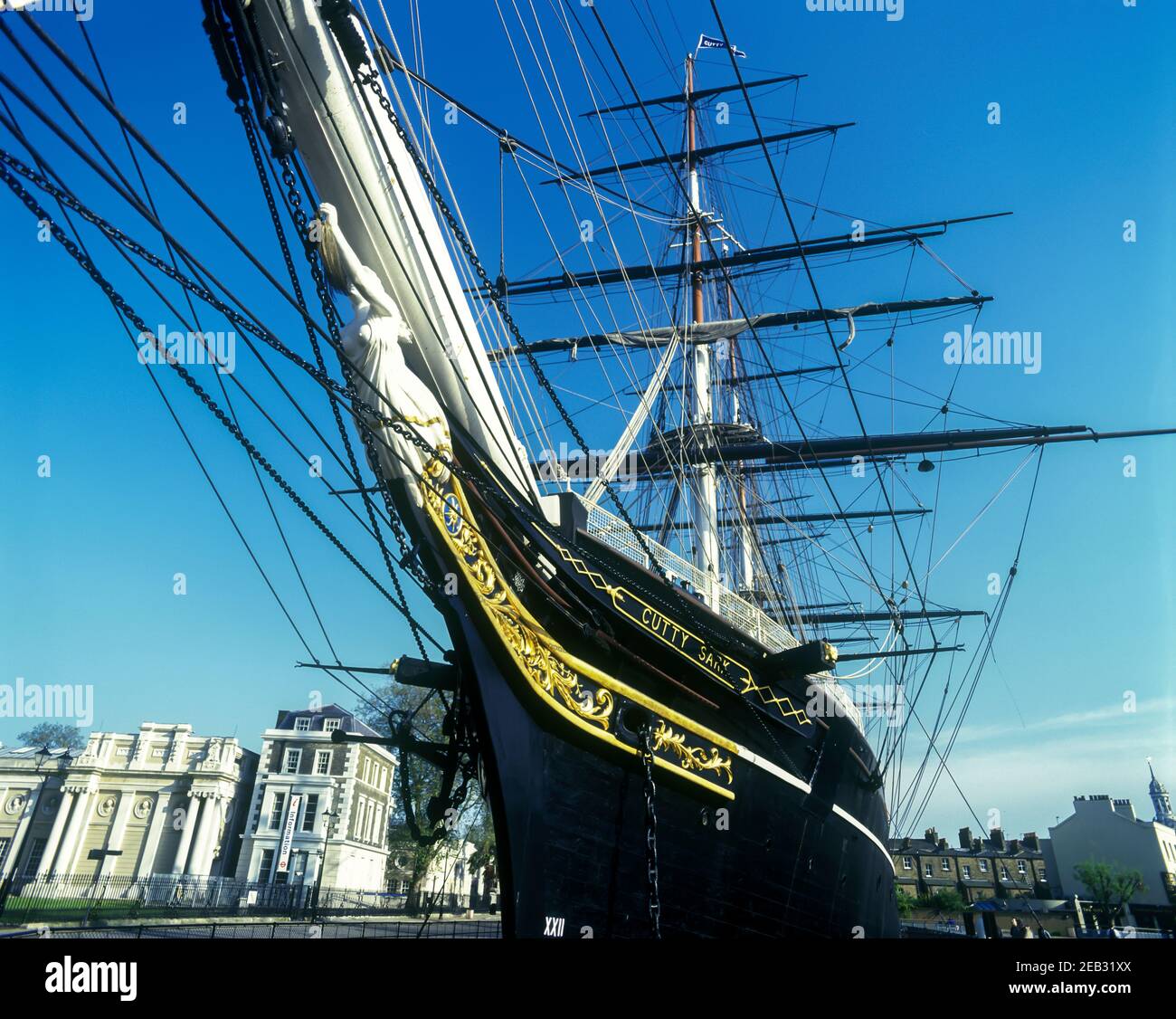2000 HISTORICAL CUTTY SARK TEA CLIPPER GREENWICH LONDON ENGLAND UK ...