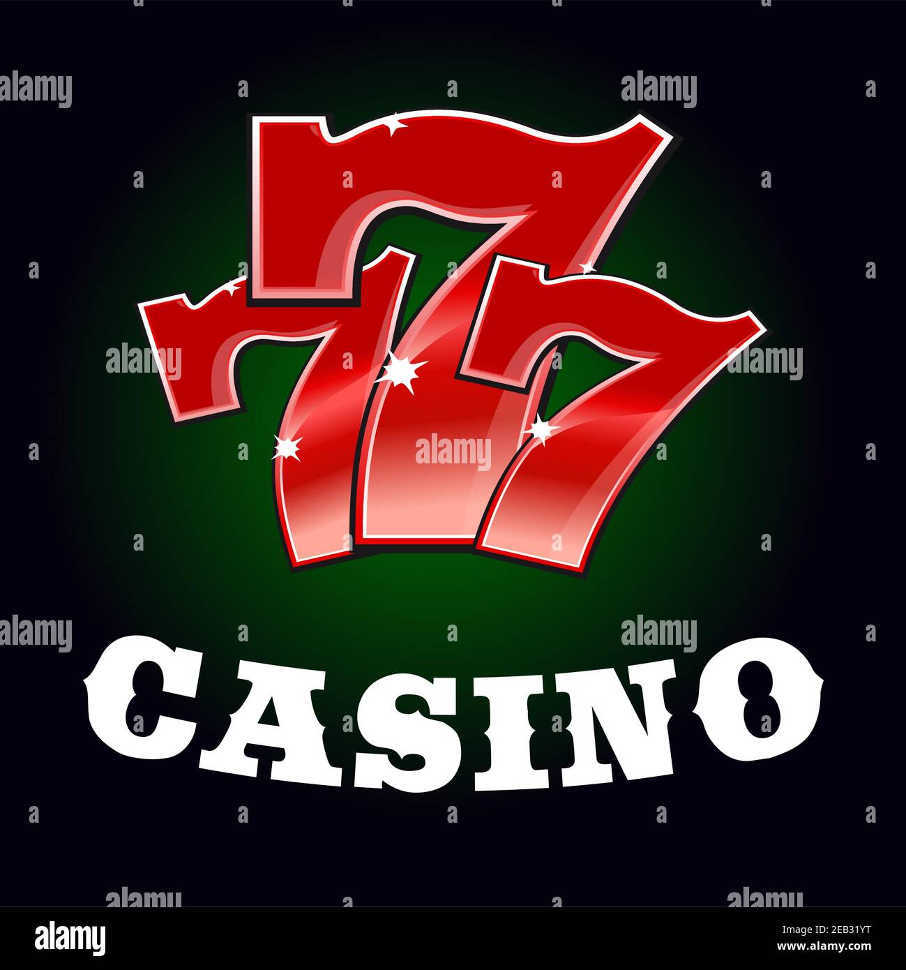 Triple seven slot machine win hi-res stock photography and images - Alamy