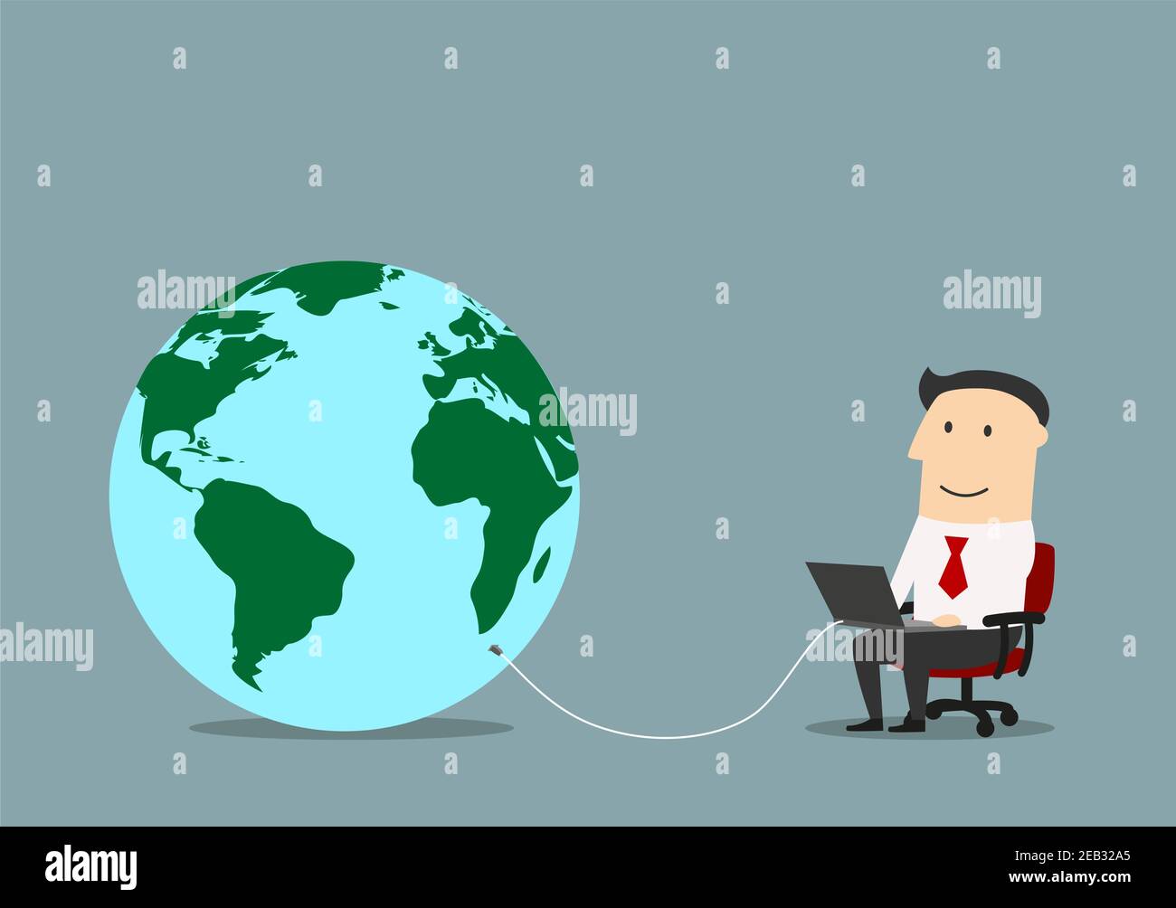 Flat wire globe hi-res stock photography and images - Alamy