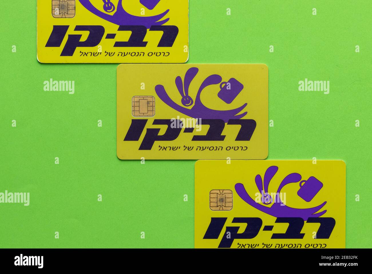 jerusalem-israel. 05-02-2021. Three smart travel cards for public ...
