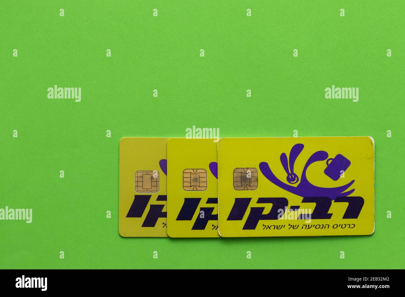 jerusalem-israel. 05-02-2021. Three smart travel cards for public ...